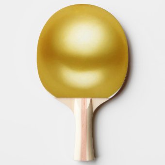 Golden Pearl Ping-Pong Paddle | Zazzle