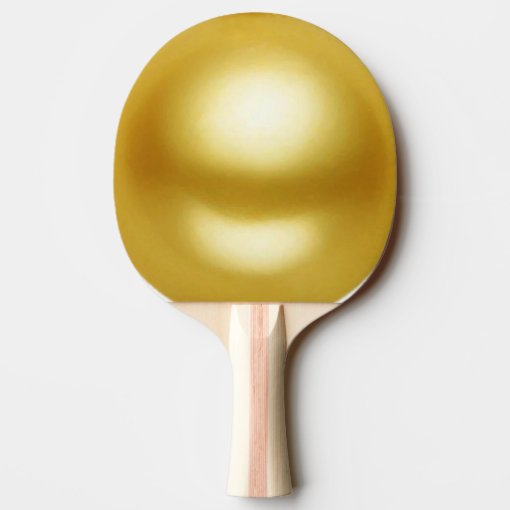 Golden Pearl Ping-Pong Paddle | Zazzle