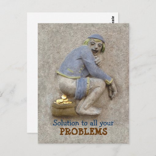 Golden Poop ~ Postcard / Invitation | Zazzle