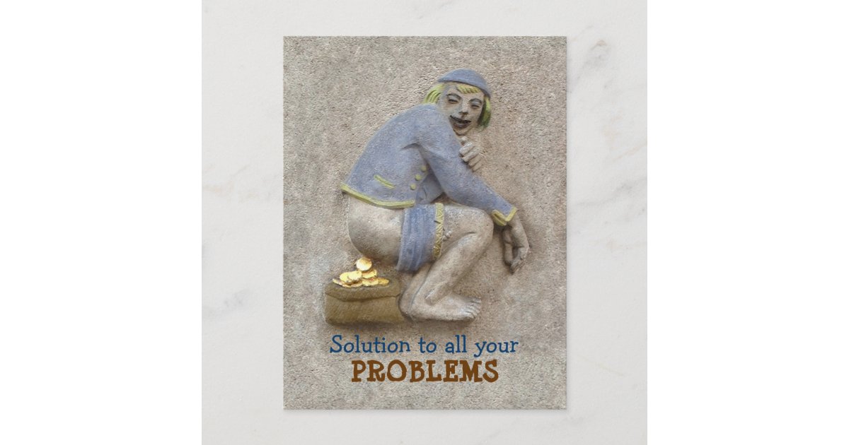Golden Poop ~ Postcard / Invitation | Zazzle