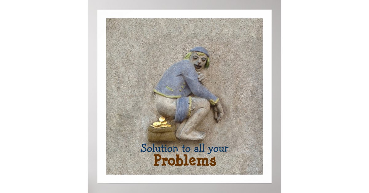Golden Poop ~ Poster 24X24 | Zazzle