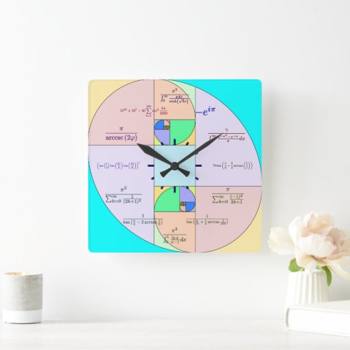 Golden Ratio Math Clock | Zazzle