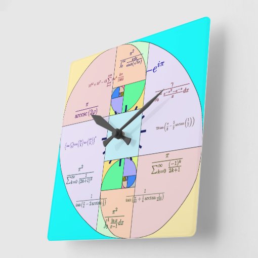Golden Ratio Math Clock | Zazzle
