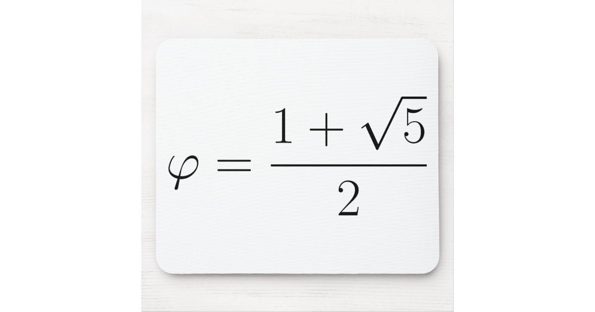 Golden ratio mouse pad | Zazzle