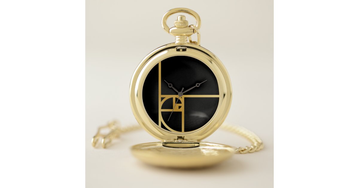 Golden Ratio Pocket Watch | Zazzle