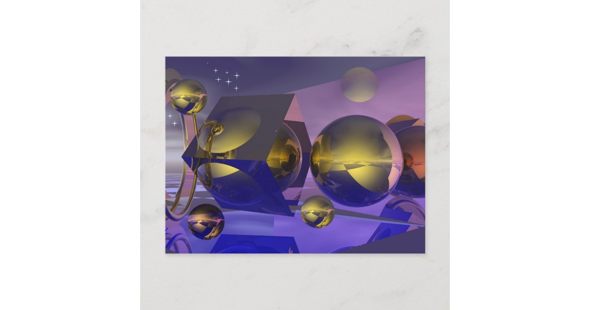 Golden reflections card | Zazzle