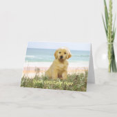 Golden Retriever Card | Zazzle