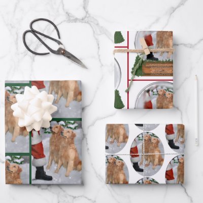 Golden Retriever Gift Wrap | Favorite Dog Wrapping Paper