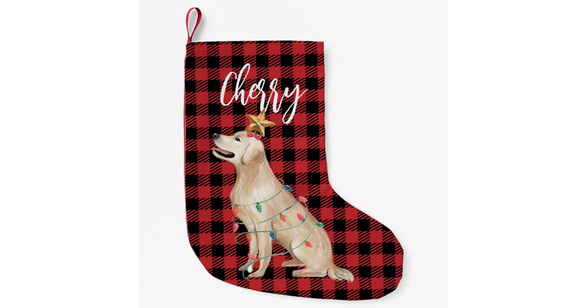 Golden Retriever Christmas Stocking | Zazzle