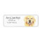 Golden Retriever Dog Address Label | Zazzle