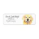 Golden Retriever Dog Address Label | Zazzle