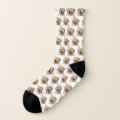 Golden Retriever Dog pattern Socks | Zazzle