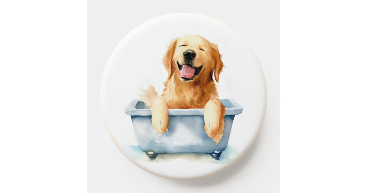 Golden Retriever Dog PopSocket | Zazzle