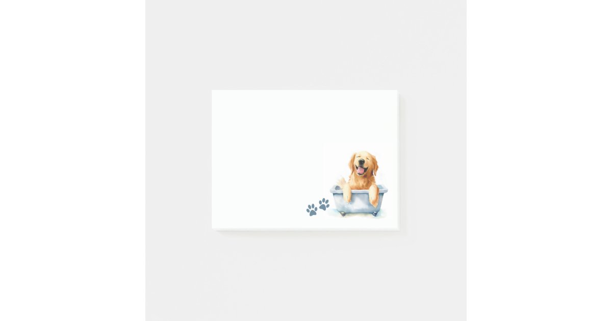 Golden Retriever Dog Post-it Notes | Zazzle