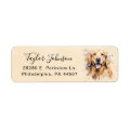 Golden Retriever Dog Return Address Label | Zazzle