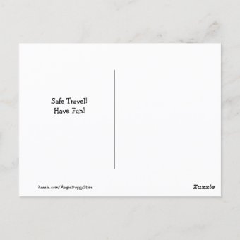 Golden Retriever Dog Safe Travel Adventures Postcard | Zazzle