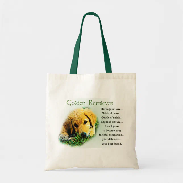 Golden Retriever Gifts Tote Bag | Zazzle