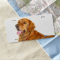 Golden retriever license plate | Zazzle