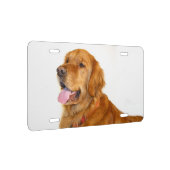 Golden retriever license plate | Zazzle