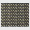 Golden retriever Patten Spotty Snow Dog Pattern Wrapping Paper | Zazzle