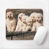 Golden Retriever Puppies Mouse Pad | Zazzle