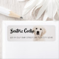 Golden Retriever Puppy Dog Themed Decorative Plain Label | Zazzle