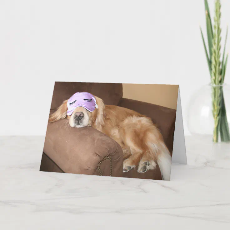 Golden Retriever Retirement Greeting Card | Zazzle