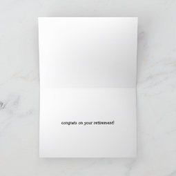 Golden Retriever Retirement Greeting Card | Zazzle
