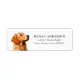 Golden Retriever Return Address Labels | Zazzle
