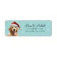 Golden Retriever Return Address Labels | Zazzle