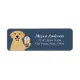 Golden Retriever Return Address Labels | Zazzle
