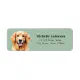 Golden Retriever Return Address Labels | Zazzle