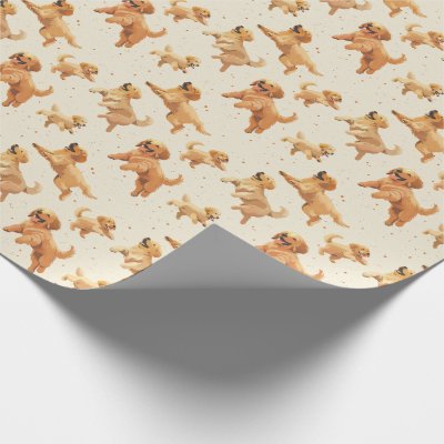 Golden Retriever Gift Wrap | Favorite Dog Wrapping Paper