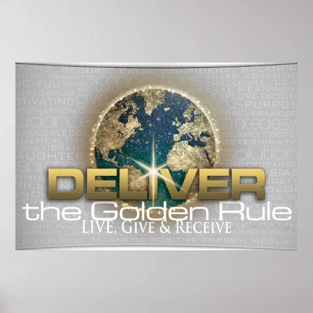 Golden Rule Poster | Zazzle