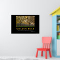 Golden Rule Poster | Zazzle