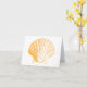 Golden Sand Sea Shell Thank You Note Cards | Zazzle