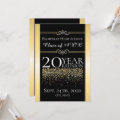 Golden school reunion design invitation | Zazzle