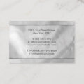 Golden Spiral - Pearl and Silver Business Card | Zazzle