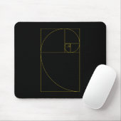 Golden Spiral Sacred Geometry Mouse Pad | Zazzle