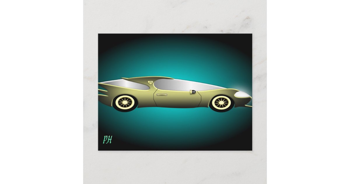 GOLDEN SPRINTER POSTCARD | Zazzle