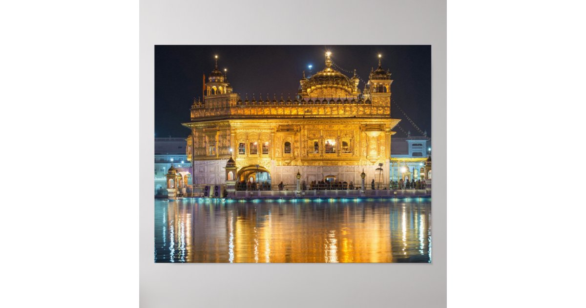 golden temple poster | Zazzle