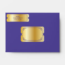 Golden Ticket, Chocolate Party Envelope | Zazzle