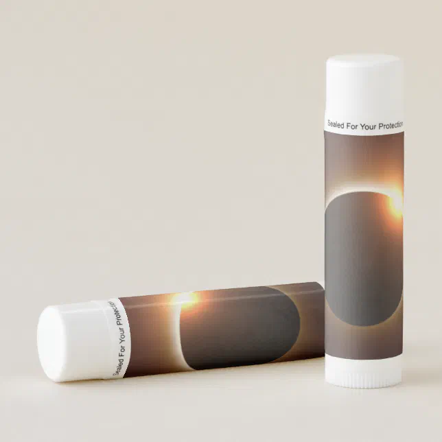 Golden Total Solar Eclipse Lip Balm | Zazzle