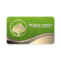 Golden Tree Logo | Grass Business Card | Zazzle