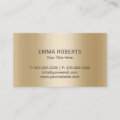 Golden Tree Logo Modern Gold Foil Business Card | Zazzle
