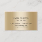 Golden Tree Logo Modern Gold Foil Business Card | Zazzle