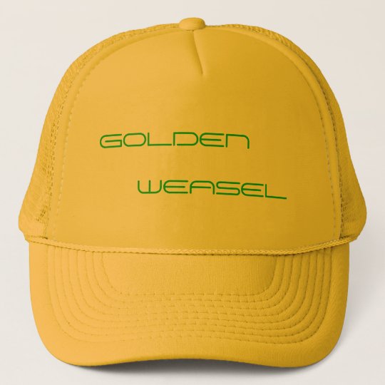 GOLDEN WEASEL HAT | Zazzle.com