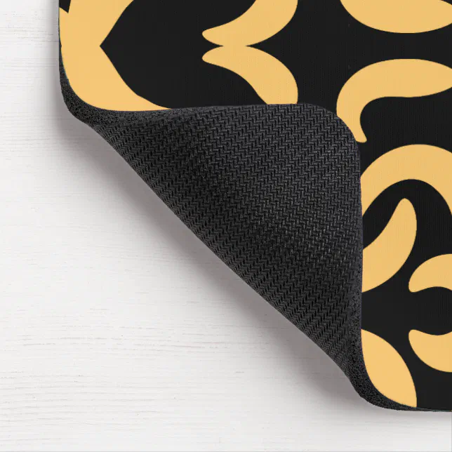Golden worm mouse pad | Zazzle