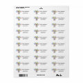 Goldendoodle Birthday Party Return Address Label | Zazzle