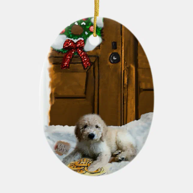 Goldendoodle Christmas Gifts Ornament | Zazzle